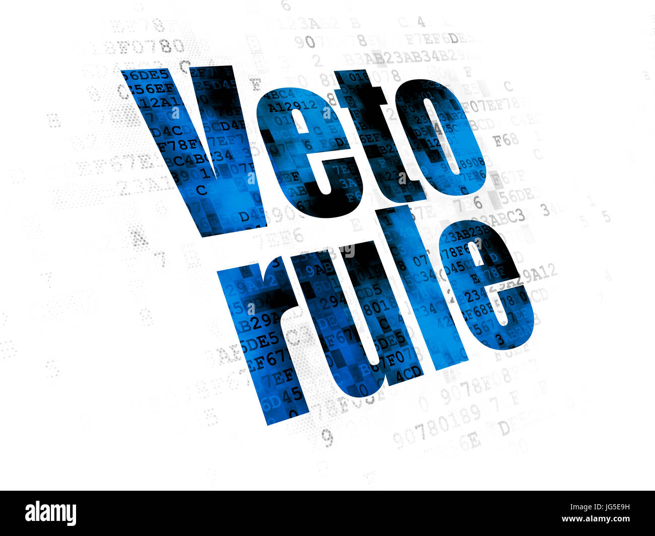 Politics concept: Veto Rule on Digital background Stock Photo - Alamy