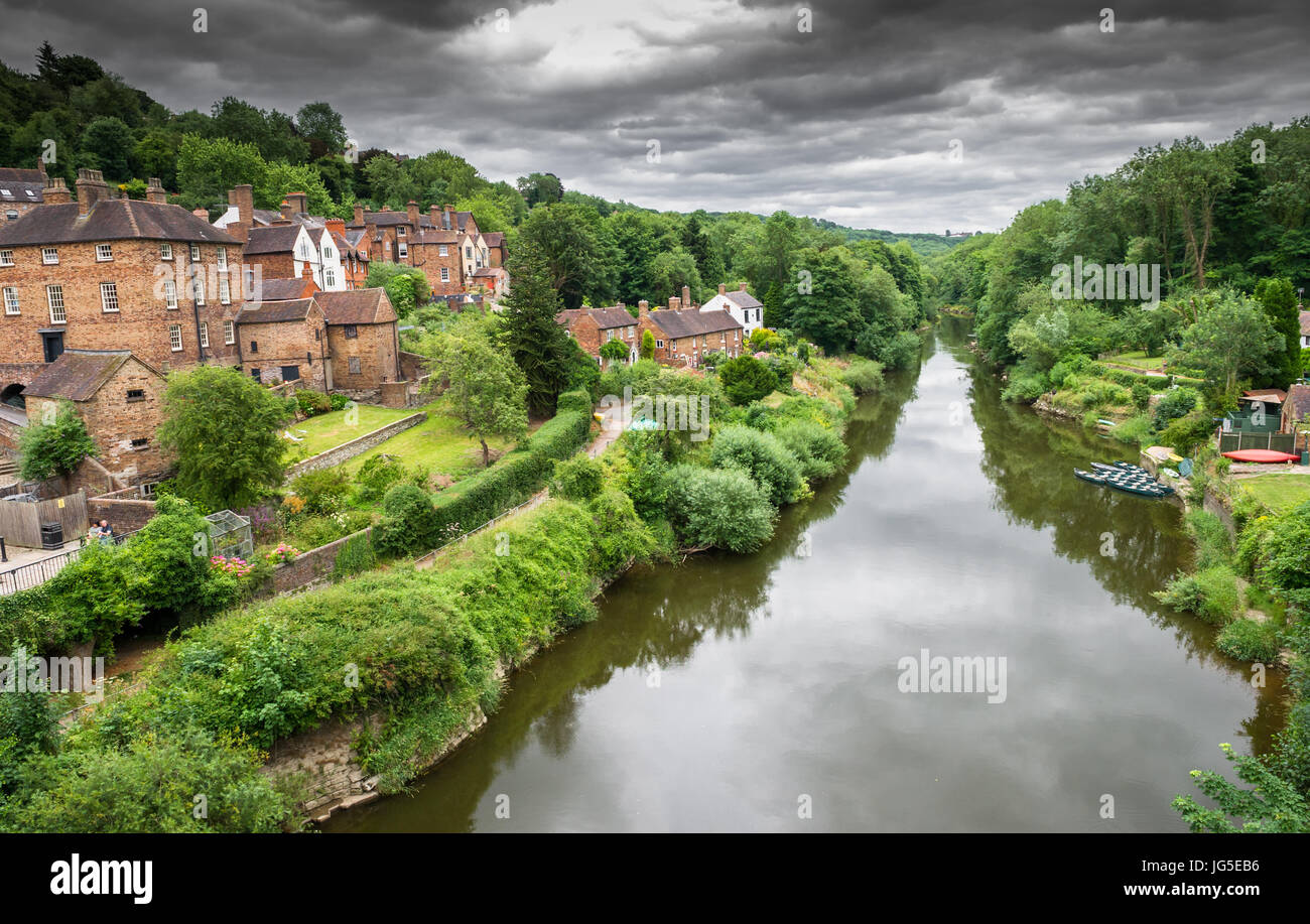 The Ironbridge gorge,Telford, England Stock Photo - Alamy