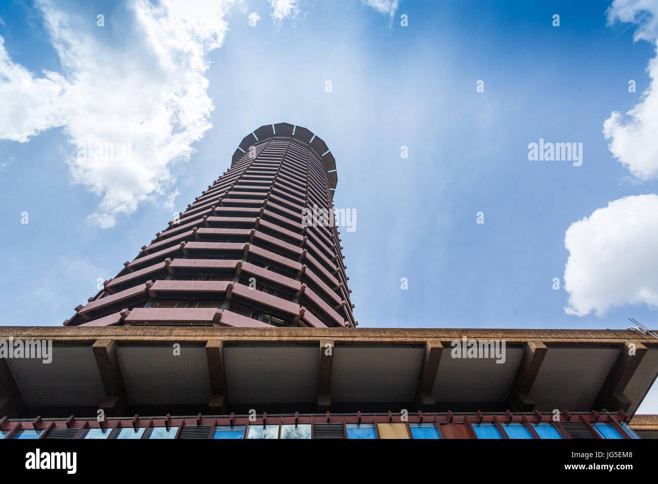 The Kenyatta International Convention Center, Nairobi, Kenya Stock ...