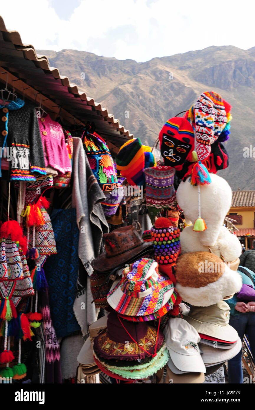 Above the town of Ollantaytambo tower the well-preserved remains of a ...