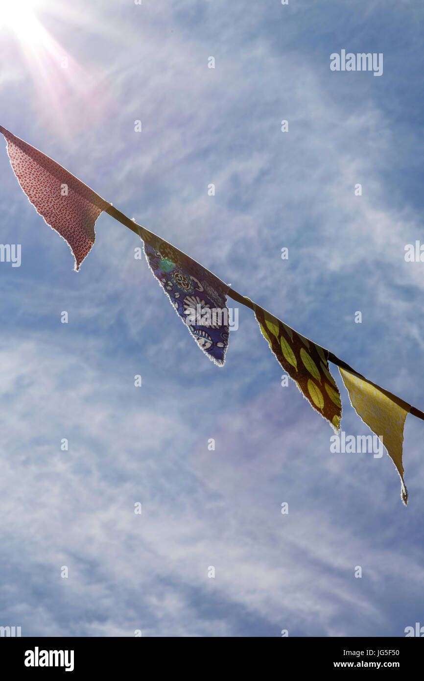 Birthday bunting outdoors hi-res stock photography and images - Alamy