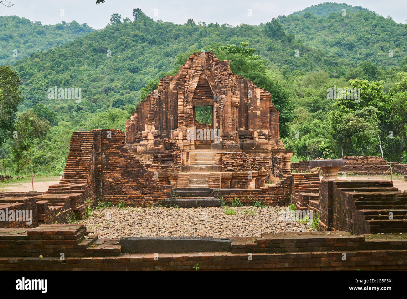 Old religious buildings from the Champa empire - cham culture. In my ...