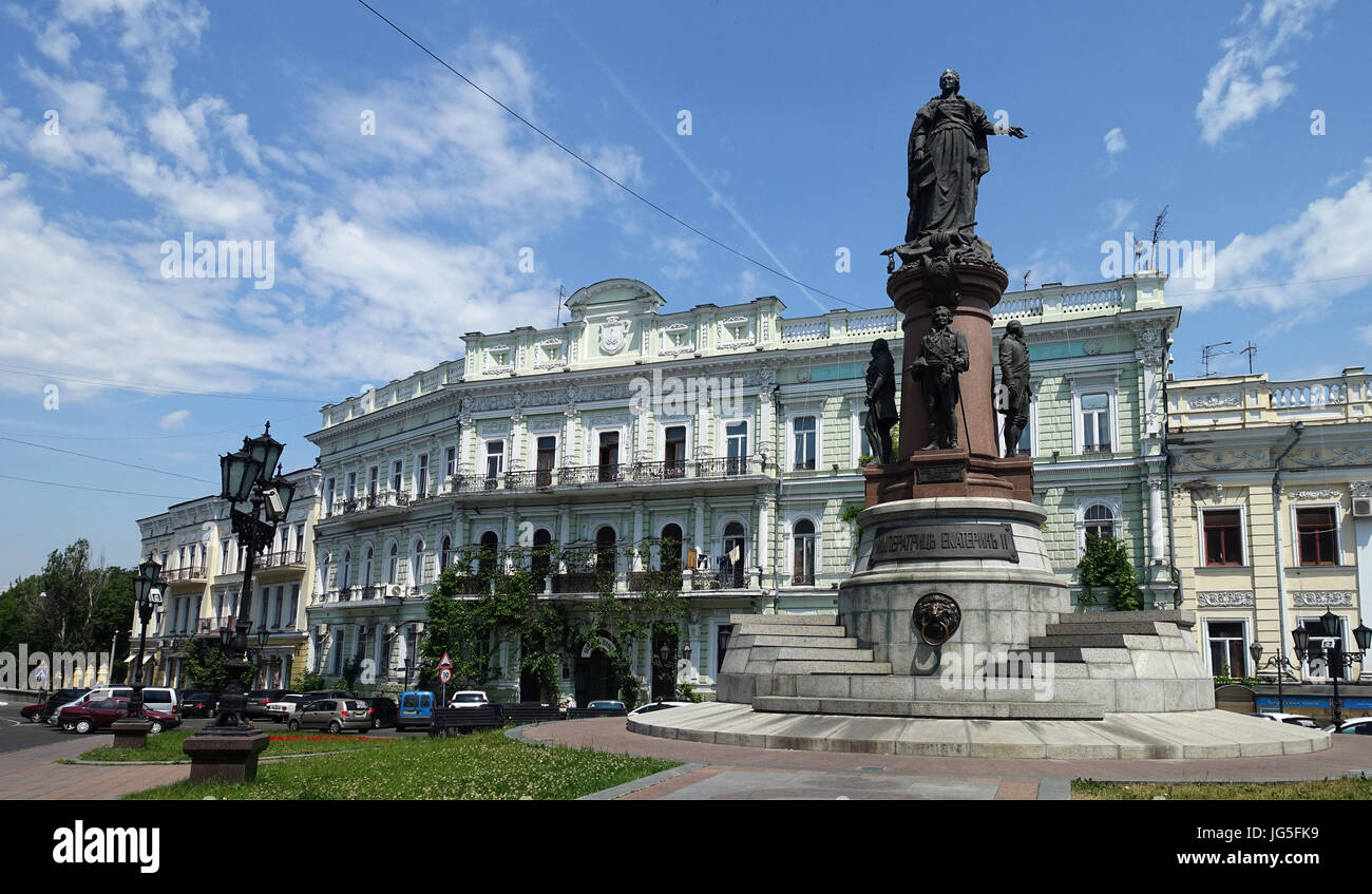 Catherine the Great in Odessa, Ukraine Stock Photo - Alamy