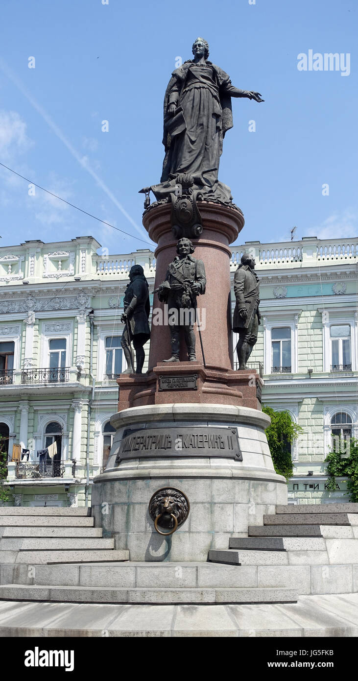 Catherine the Great in Odessa, Ukraine Stock Photo - Alamy