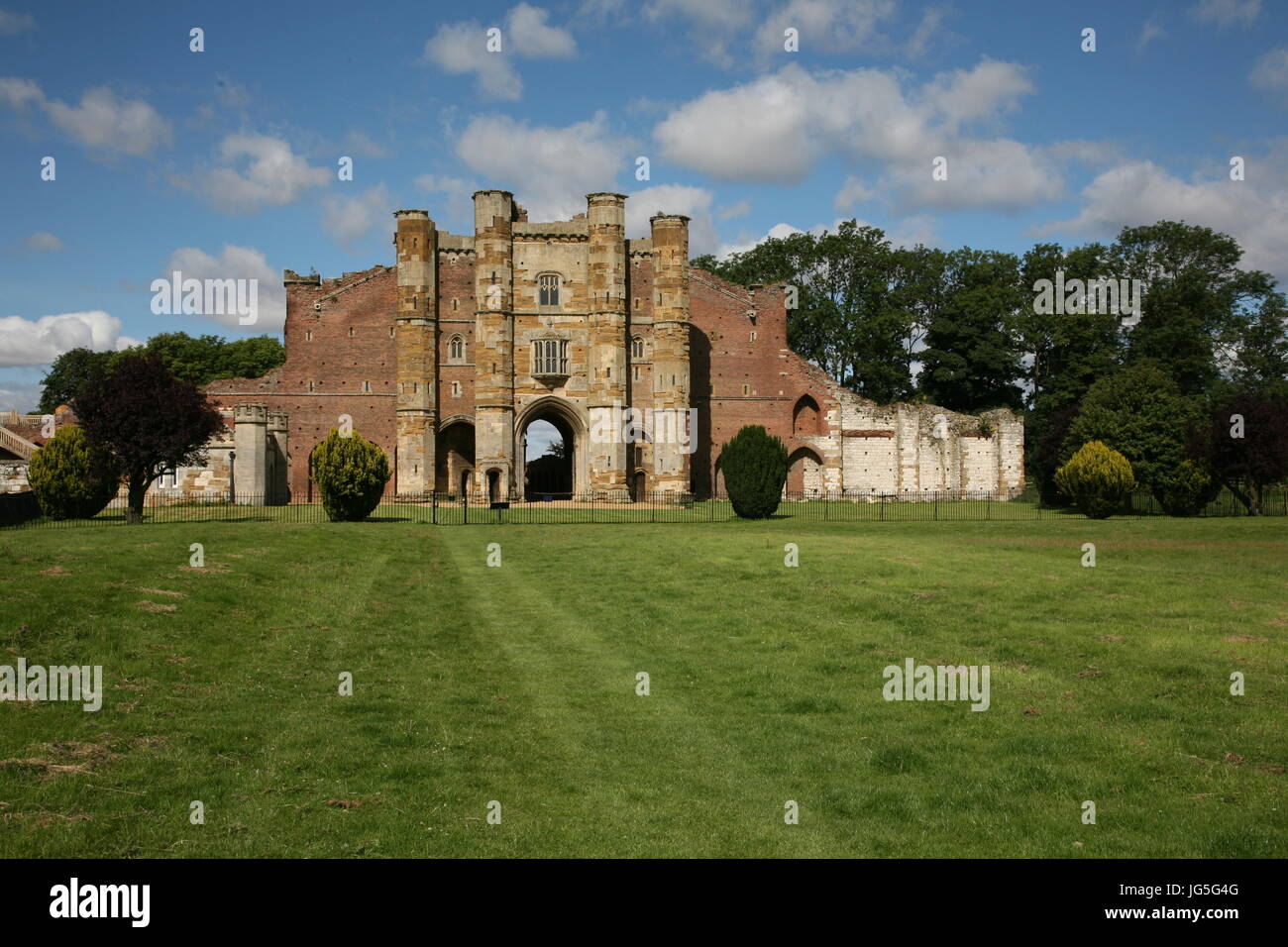 Thornton Abbey, Lincolnshire, Gatehouse Stock Photo - Alamy