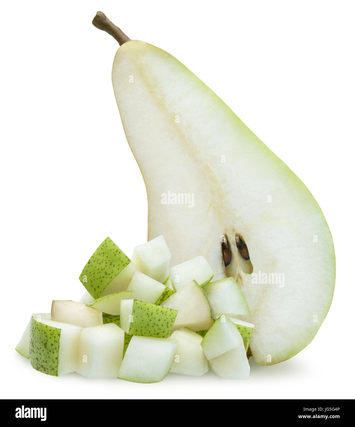 Pear on white hi-res stock photography and images - Alamy