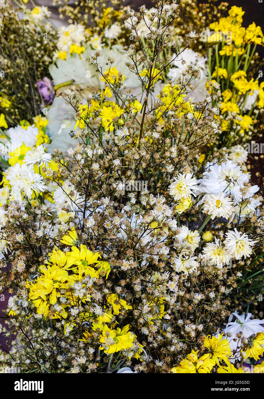 Bouquet flowers in trash hi-res stock photography and images - Alamy