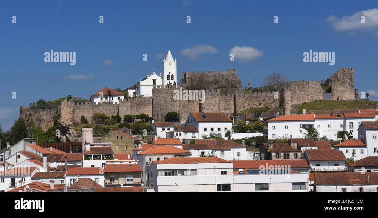 Castle and village of Penela, Beiras region, Portugal Stock Photo - Alamy