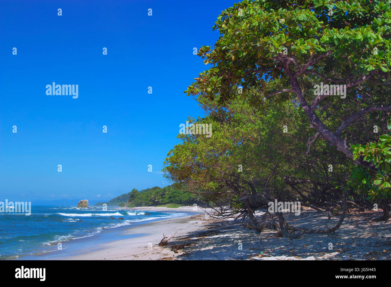 Samara beach in Nicoya Peninsula, Costa Rica Stock Photo - Alamy
