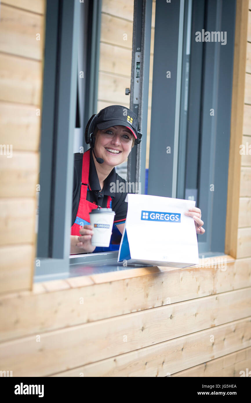 Greggs Drive Thru bakery Irlam Gateway Service Station, Liverpool Rd ...