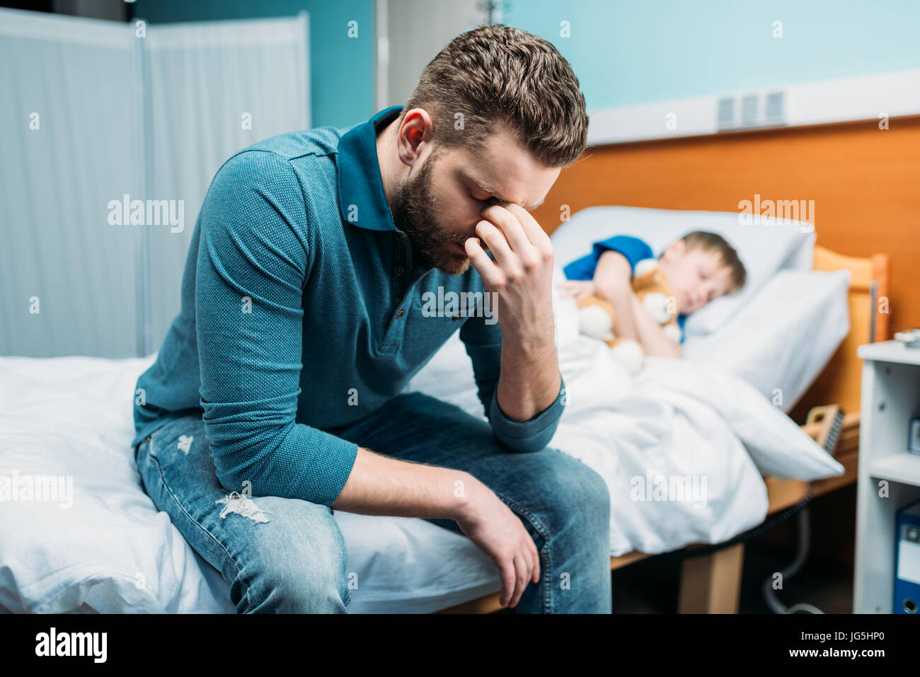 Tired dad hi-res stock photography and images - Alamy