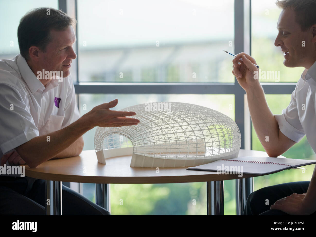 Complex 3-dimensional object produced by Selective Laser Sintering (SLS ...