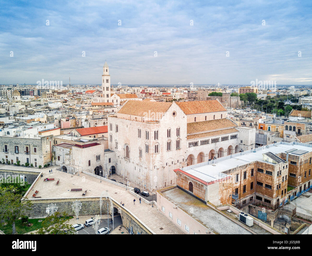 Panoramic view of old town in Bari, Puglia, Italy Stock Photo - Alamy