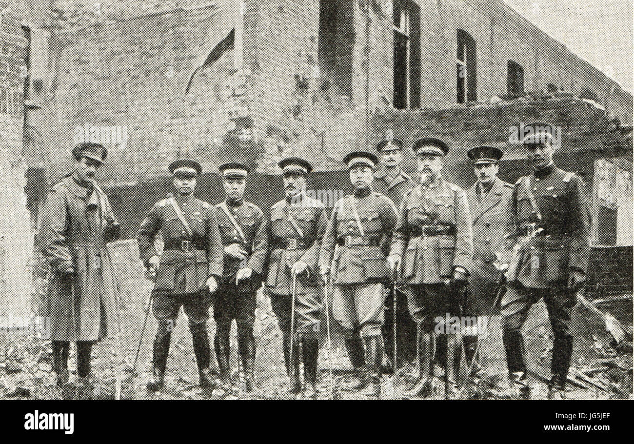 Chinese mission to Western Front, 1917 Stock Photo - Alamy