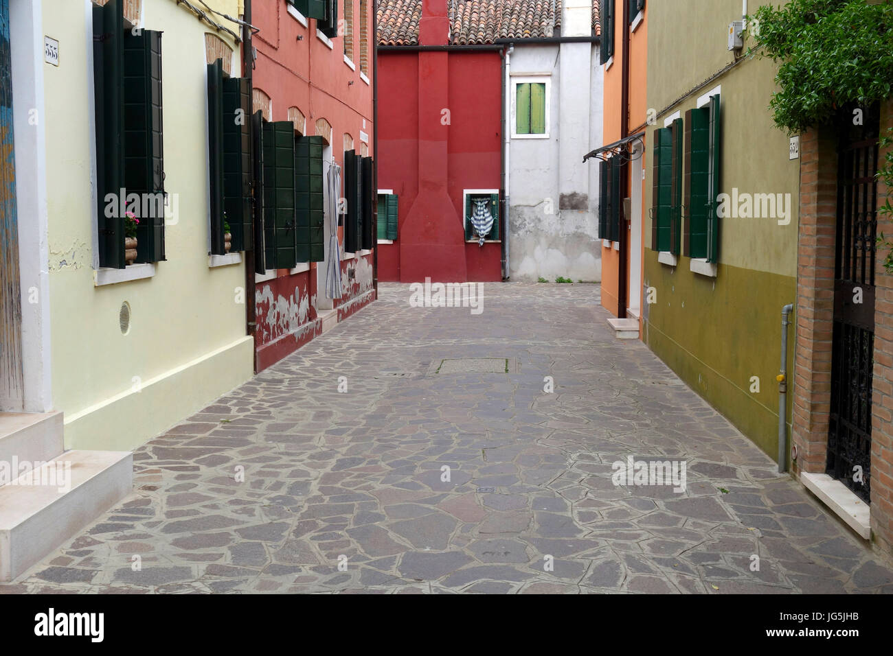 Empty street scene venice hi-res stock photography and images - Alamy