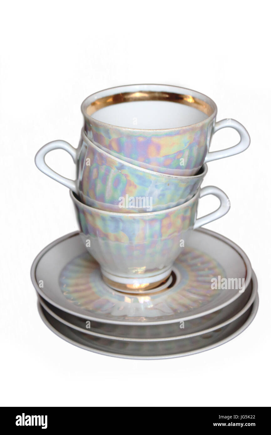Teacup and saucers Cut Out Stock Images & Pictures - Alamy