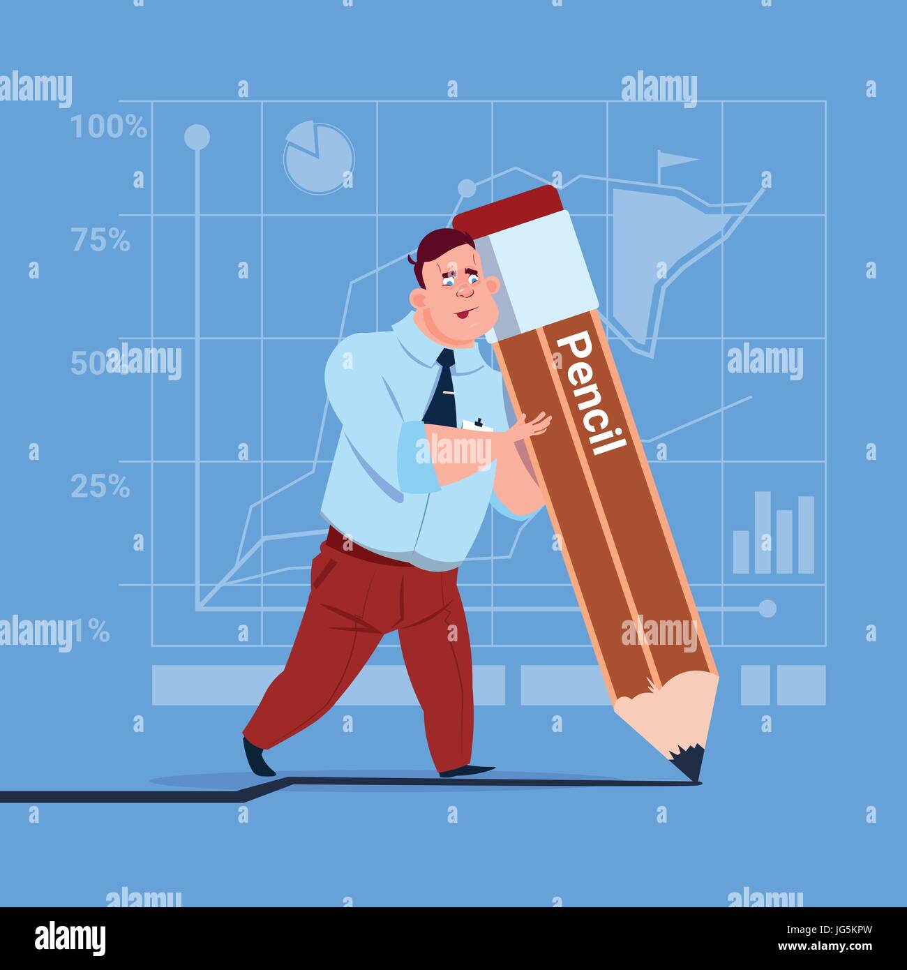 Cartoon business writing hi-res stock photography and images - Alamy