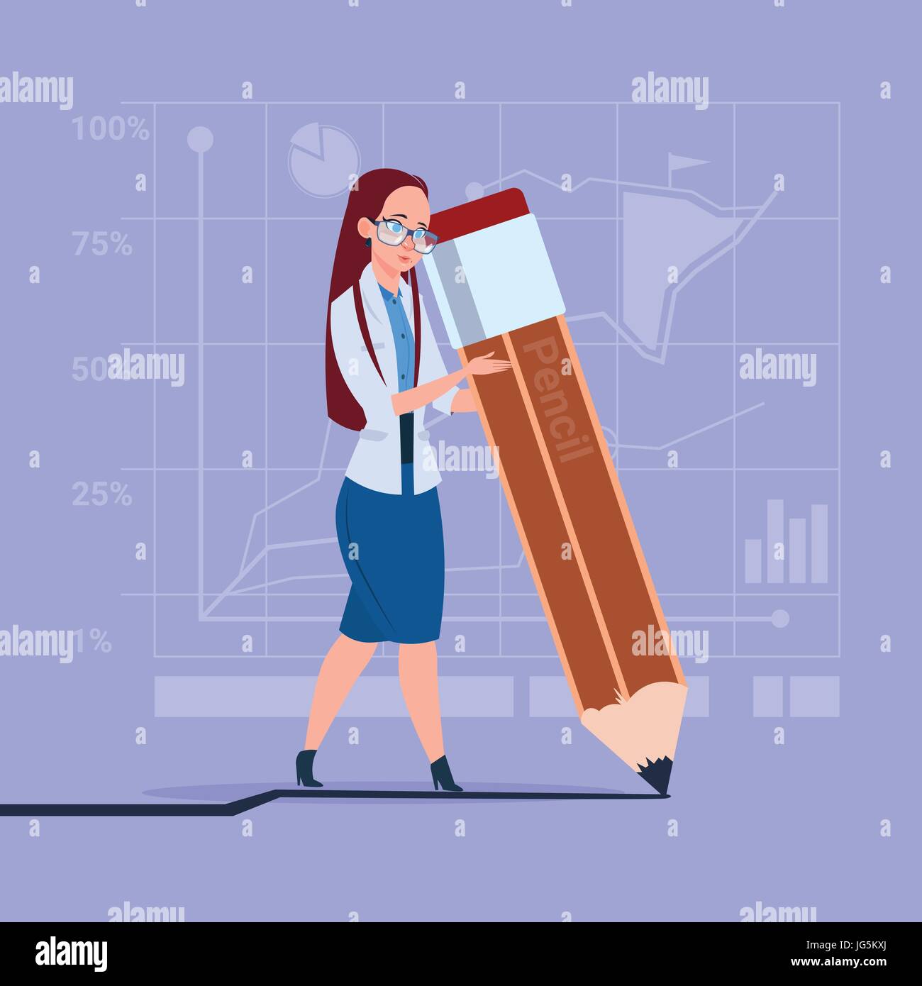 Signing contract cartoon Stock Vector Images - Alamy