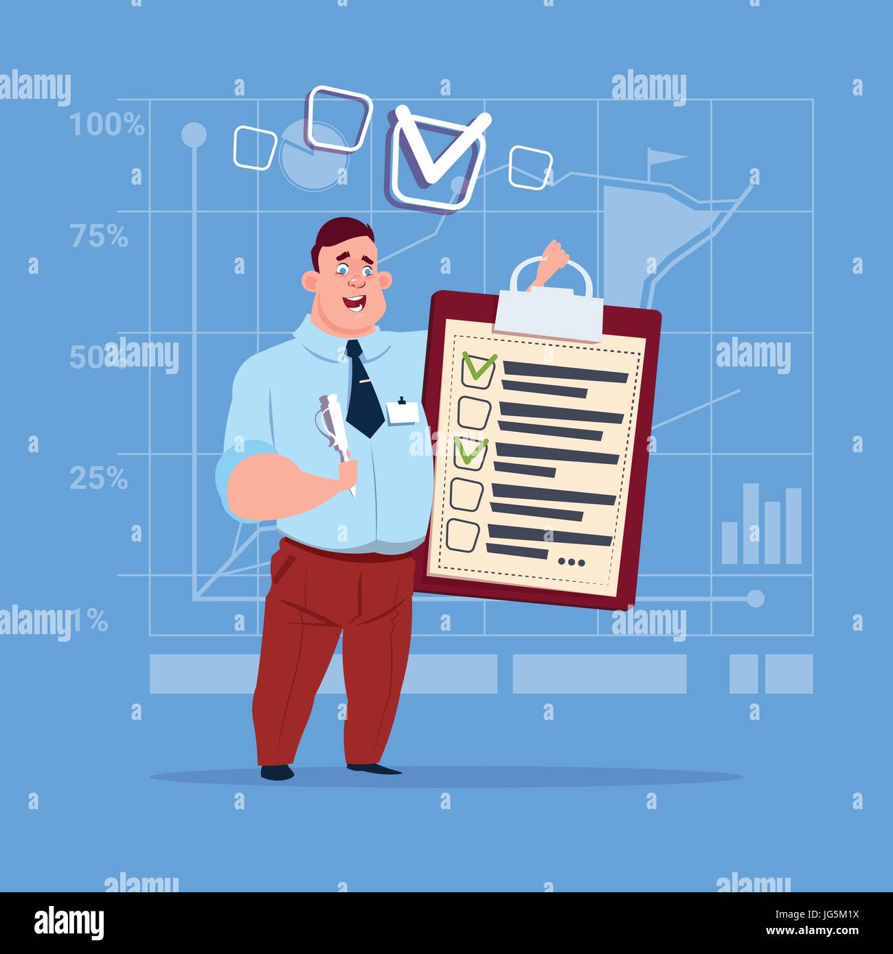 Check man Stock Vector Images - Alamy