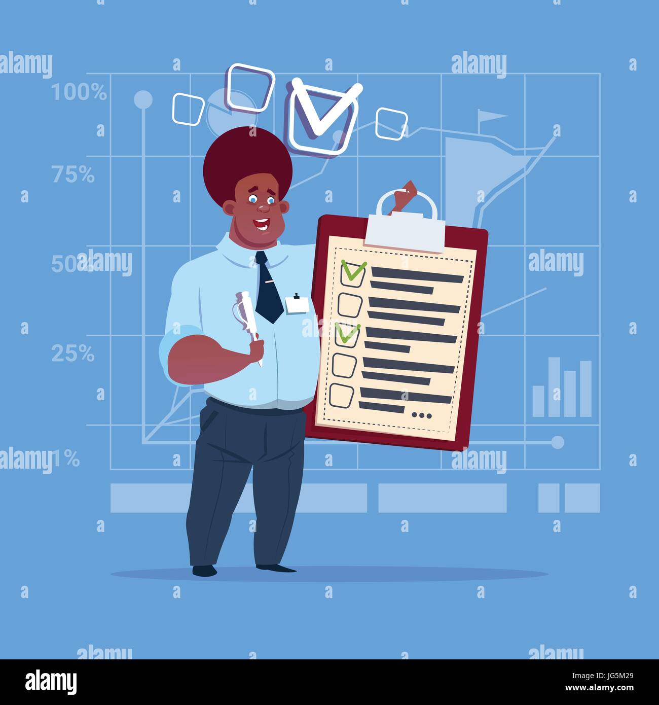 Done by the man Stock Vector Images - Alamy