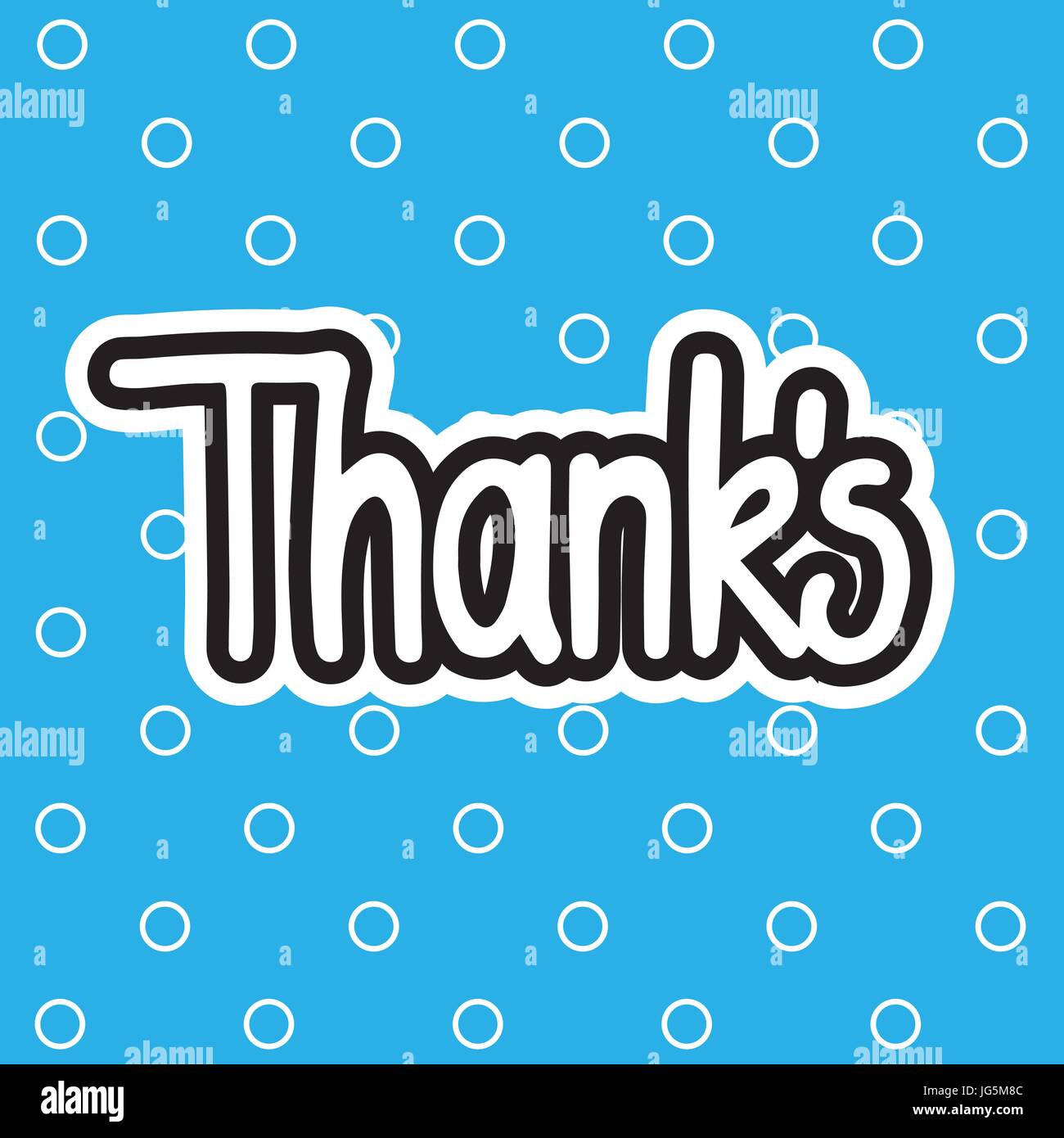 Thank Sticker Social Media Network Message Badges Design Stock Vector ...
