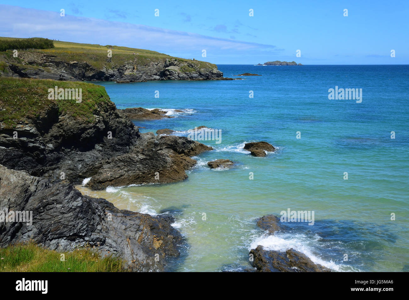 Harlyn bay, near Padstow, North Cornwall, England, UK Stock Photo - Alamy