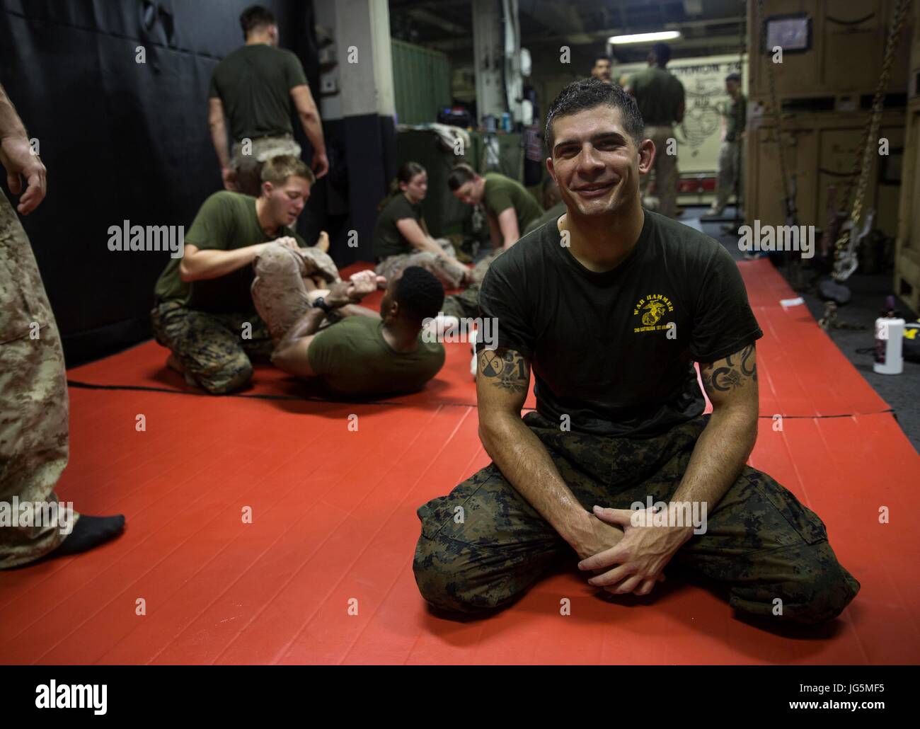 Sgt. Christopher Loychik, a Marine Corps Martial Arts Program ...