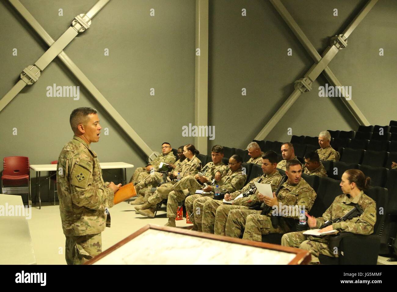 Command Sgt. Maj. Jason Porras, senior enlisted advisor, Special Troops ...