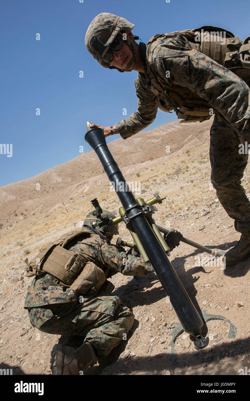 U.S. Marine Corps Lance Cpl. Carlos Jimenez, left, and Cpl. Gerry ...