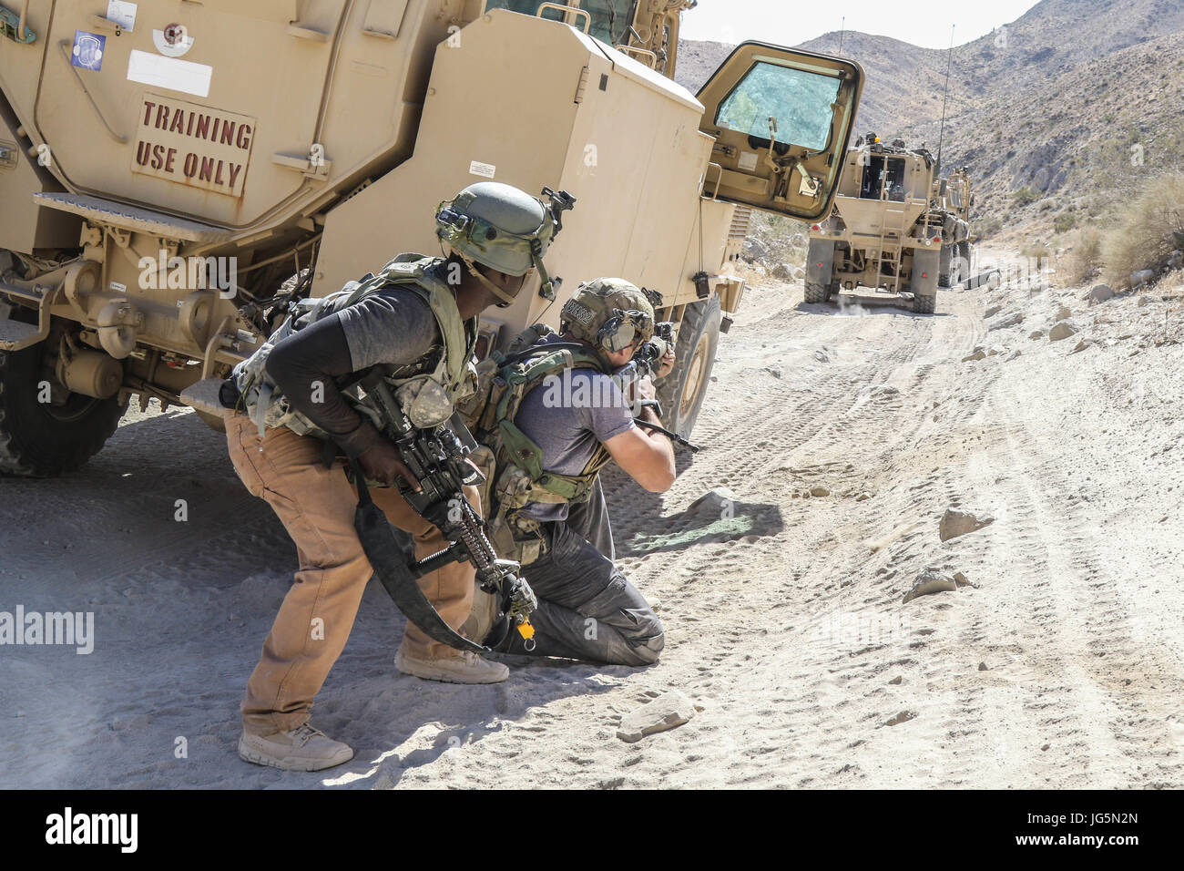 FORT IRWIN, Calif. – Troopers of the 11th Armored Cavalry Regiment ...