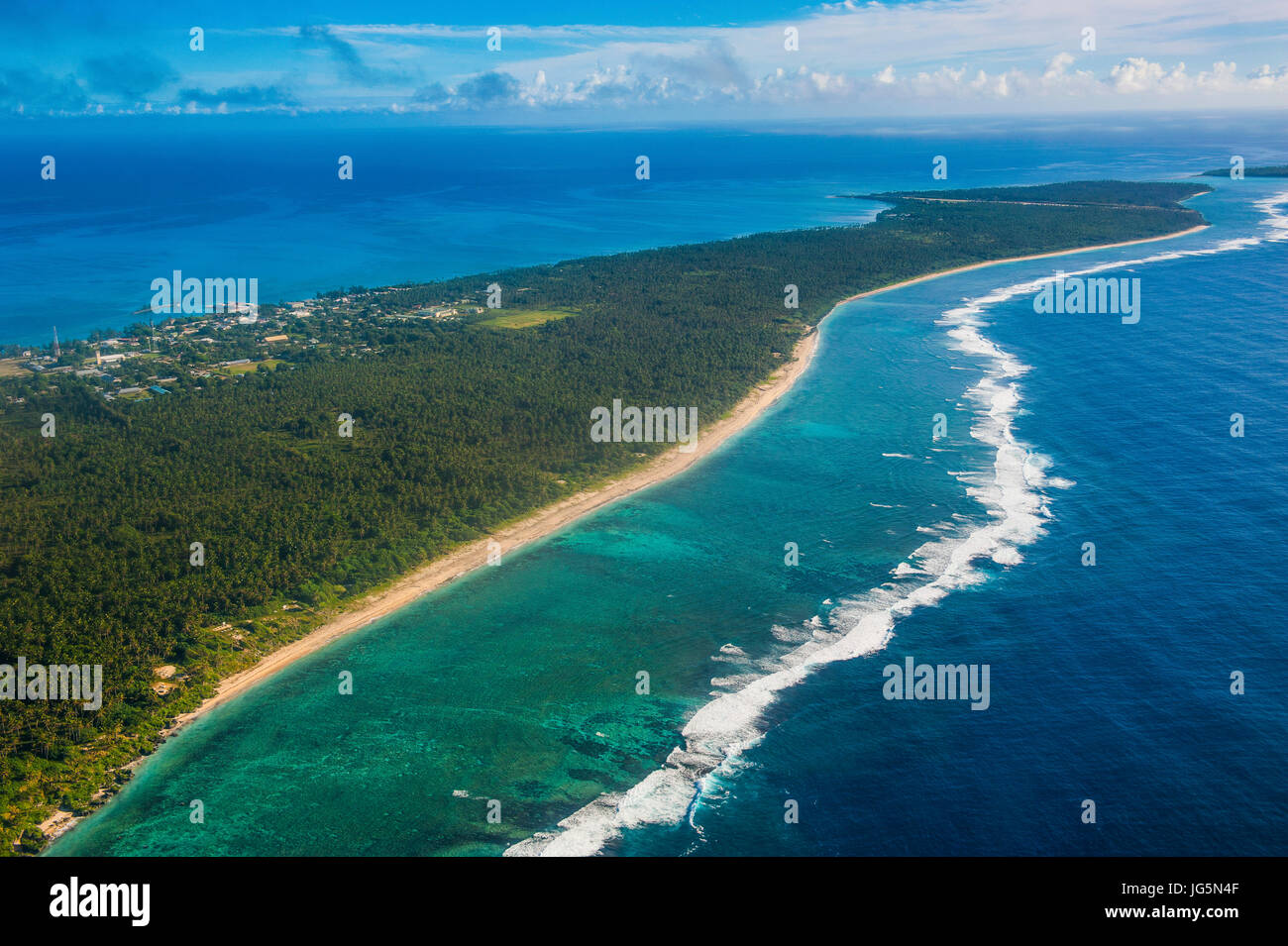 Aerial of Ha´apai, Tonga, South Pacific Stock Photo - Alamy