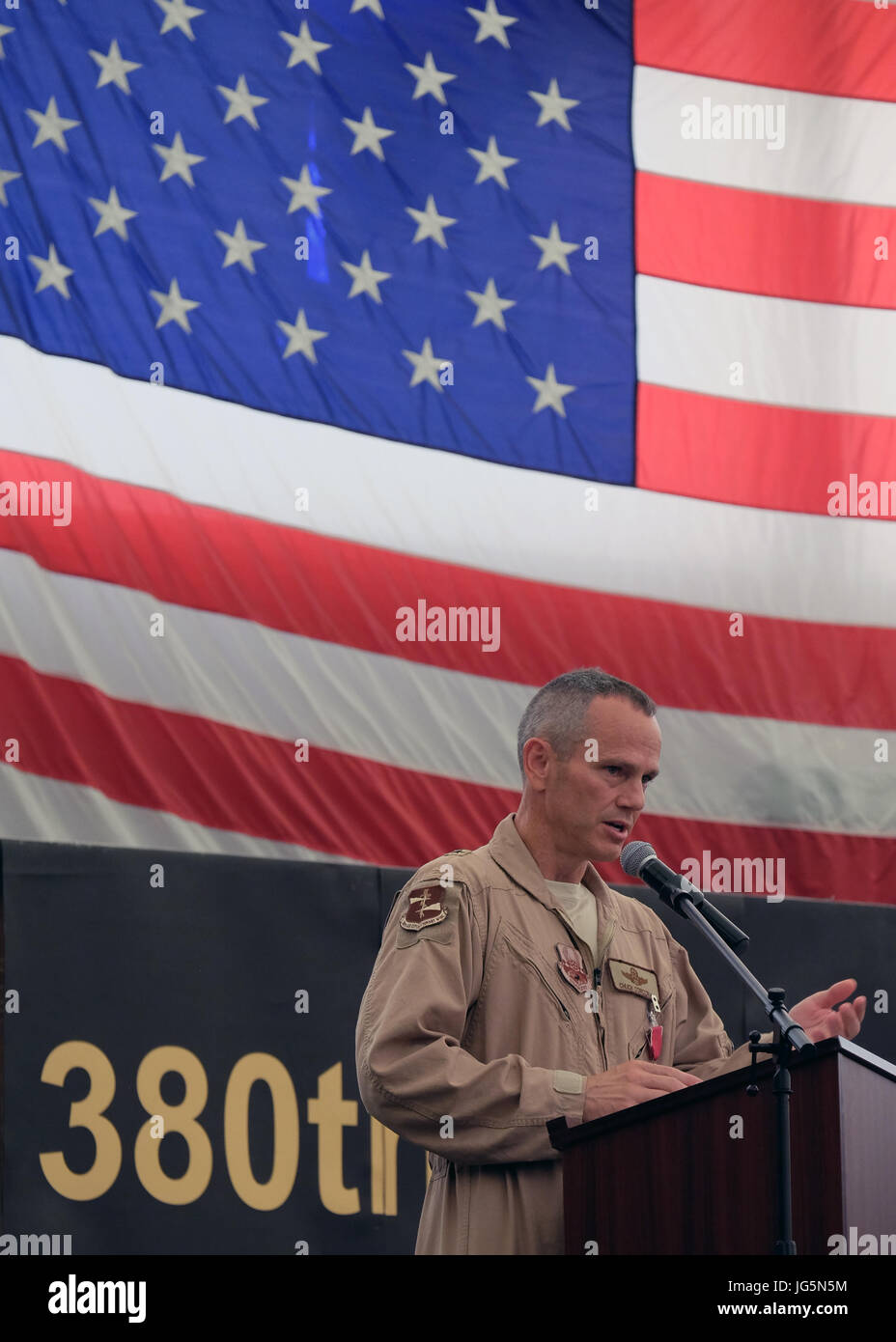 Brig. Gen. Charles S. Corcoran, outgoing 380th Air Expeditionary ...