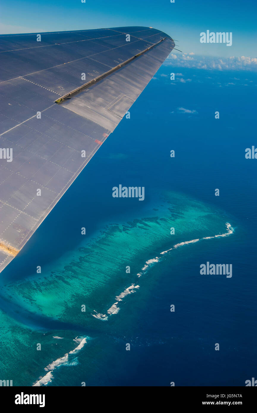 Aerial photo of Tonga, South Pacific Stock Photo - Alamy