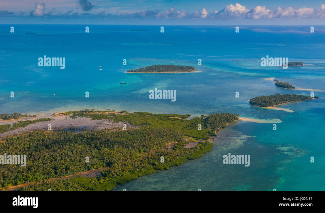 Aerial of Ha´apai, Tonga, South Pacific Stock Photo - Alamy