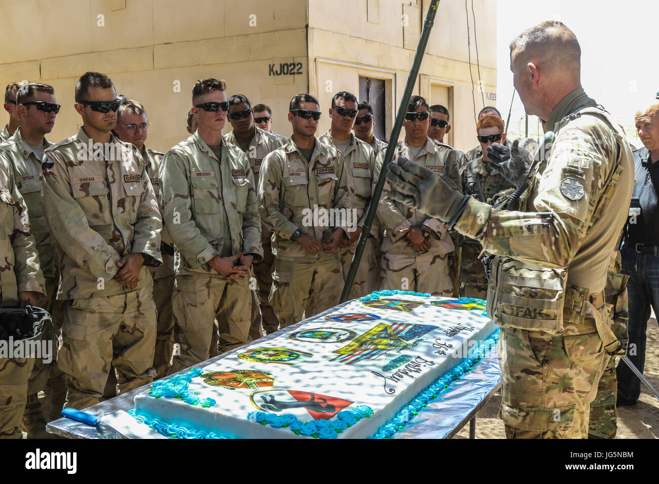 FORT IRWIN, Calif. – U.S. Army Brig. Gen. Jeffrey Broadwater, commander ...