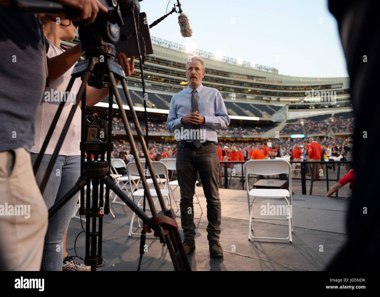 CHICAGO (July 1, 2017) Comedian Jon Stewart, master of ceremonies for ...