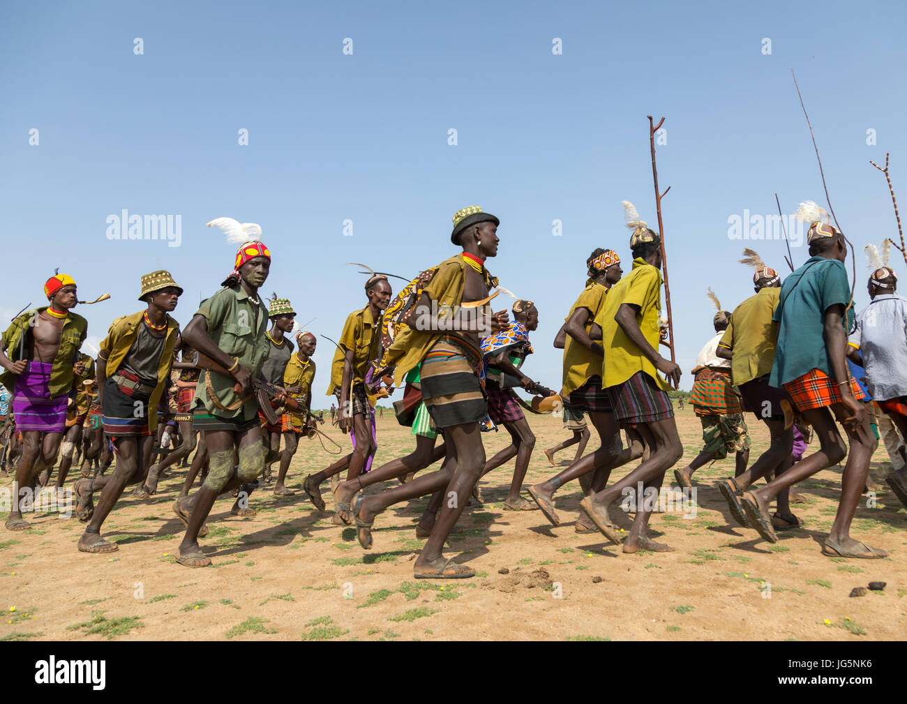 Turkana men feathers hi-res stock photography and images - Alamy
