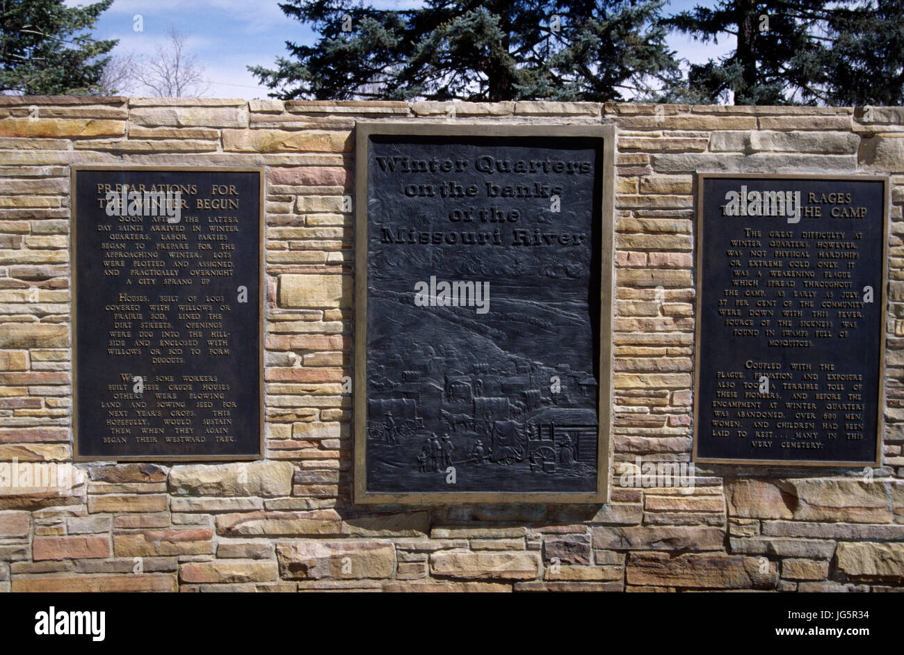 Winter quarters of the mormons hi-res stock photography and images - Alamy