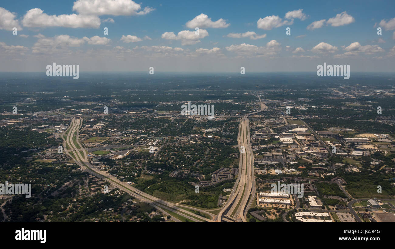 Texas highway road straight hi-res stock photography and images - Alamy