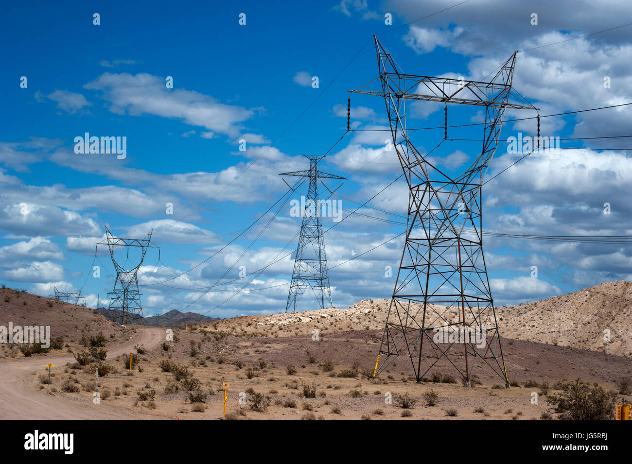 Power lines california hi-res stock photography and images - Alamy