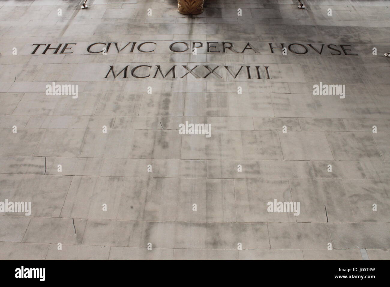 The Civic Opera House, the home of the Lyric Opera of Chicago, in ...