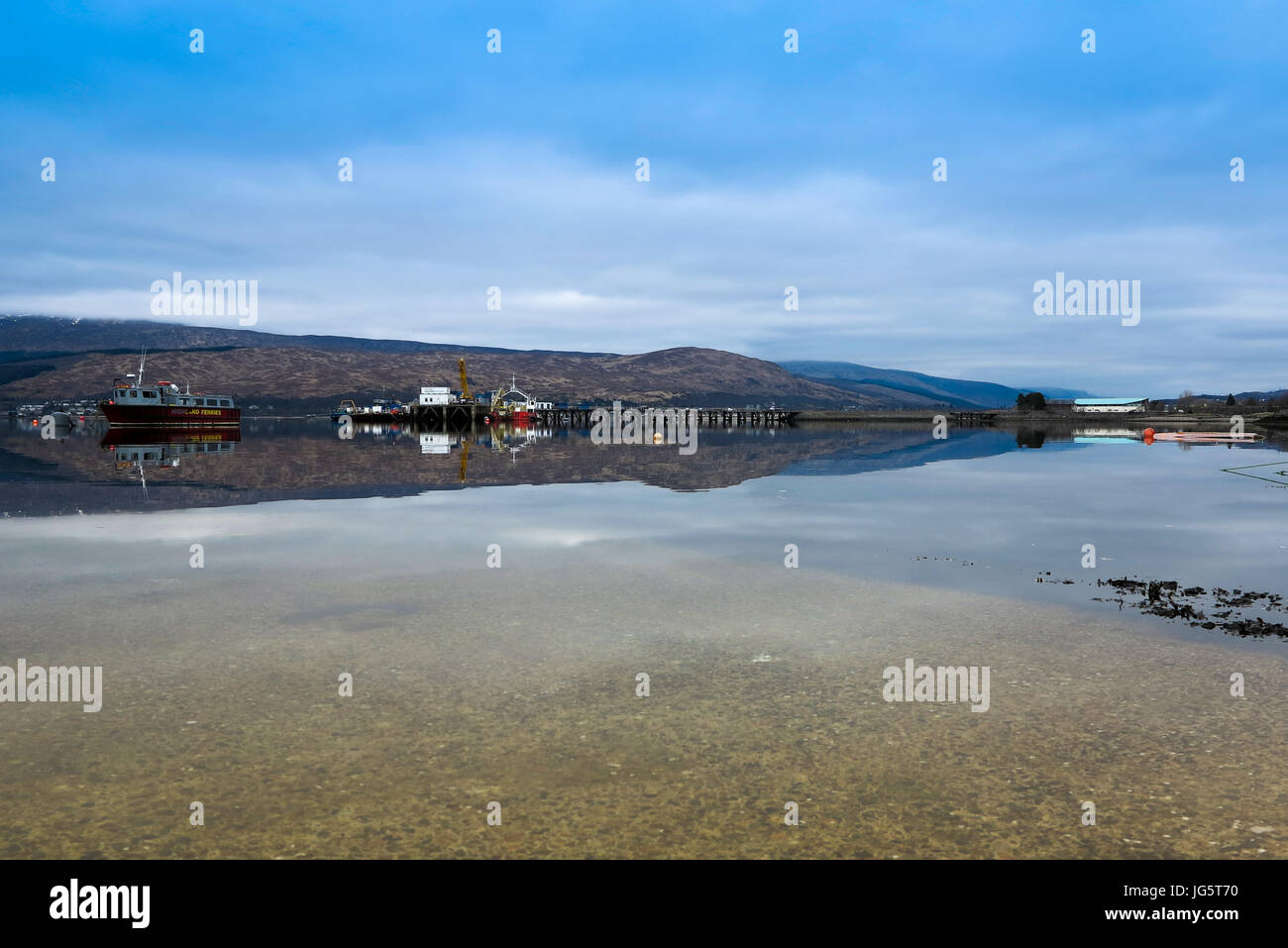 Fort William harbour Stock Photo - Alamy