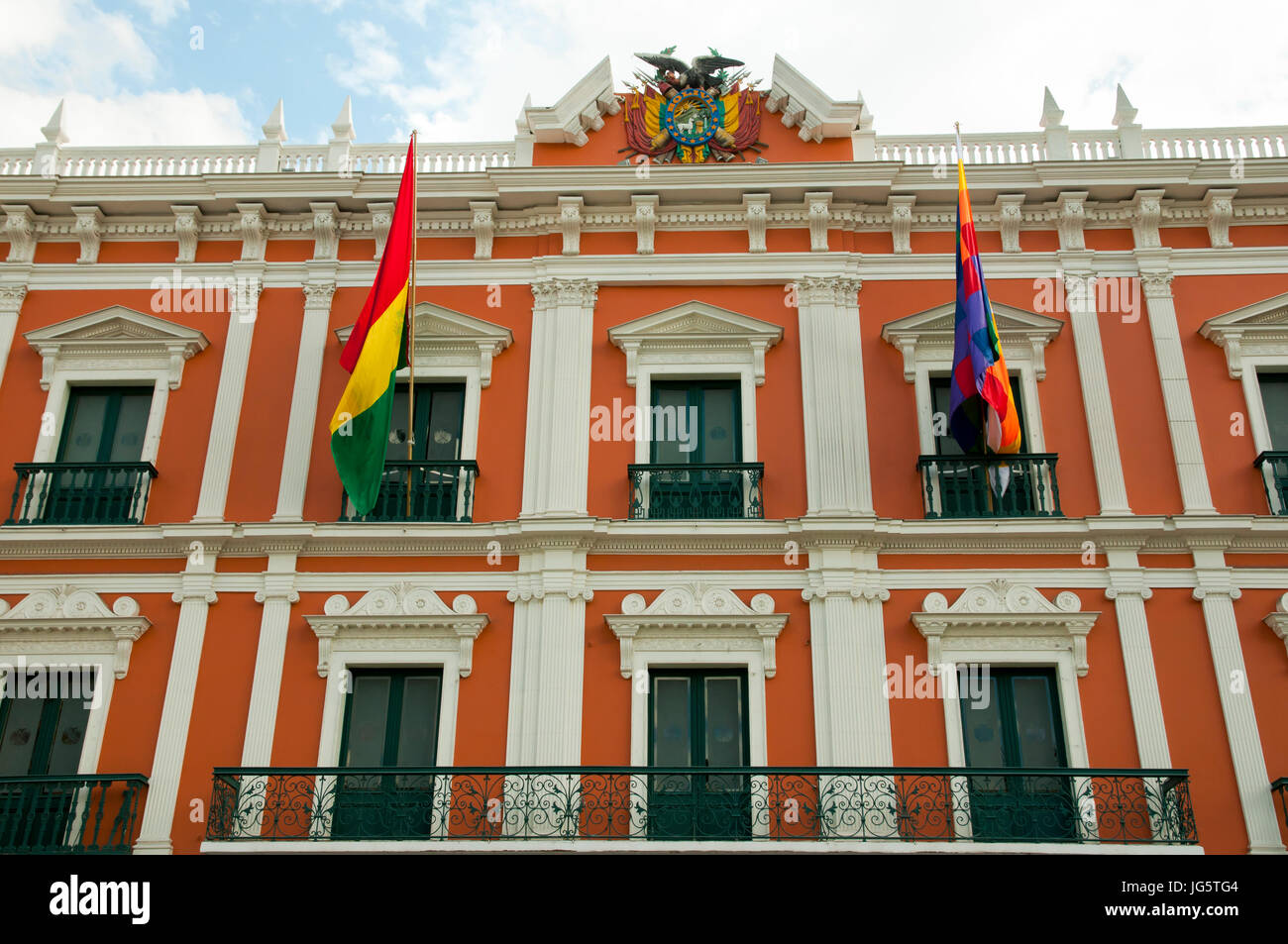 Government Palace - La Paz City - Bolivia Stock Photo - Alamy