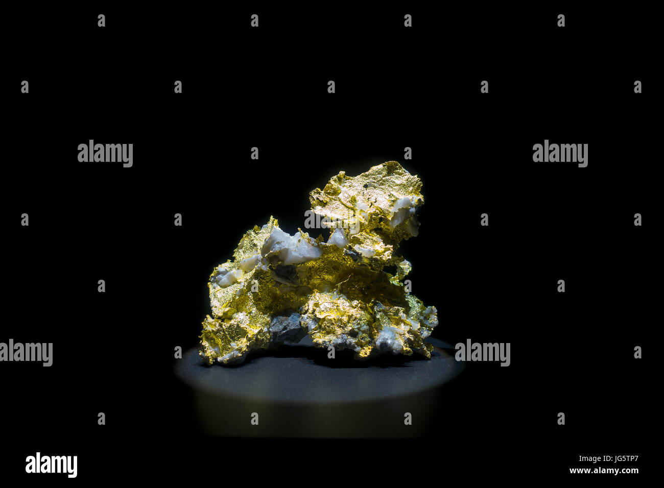 Stone with gold around his structure at National Museum of Natural ...