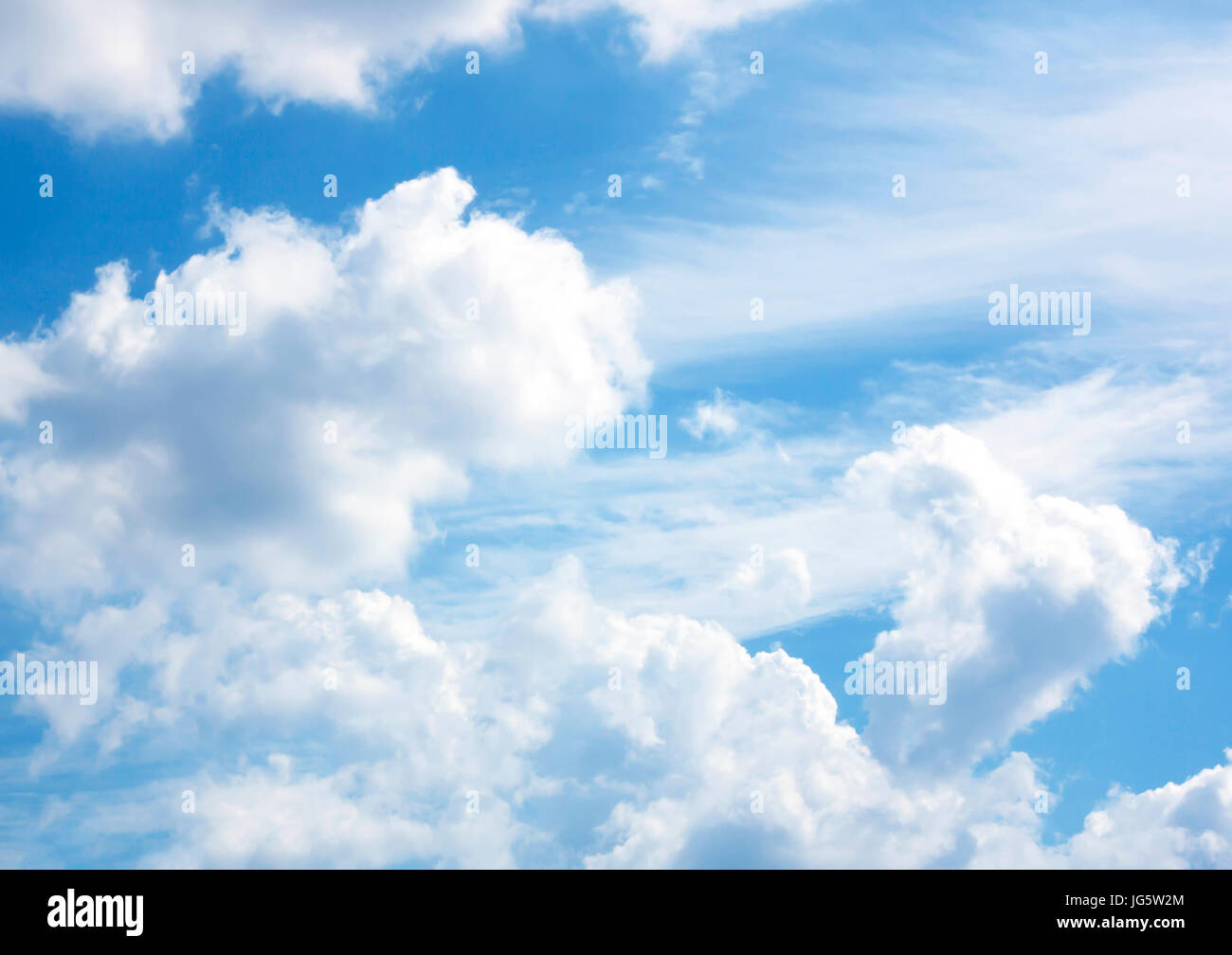 Blue sky white clouds fresh air nature outdoor daylight Stock Photo - Alamy