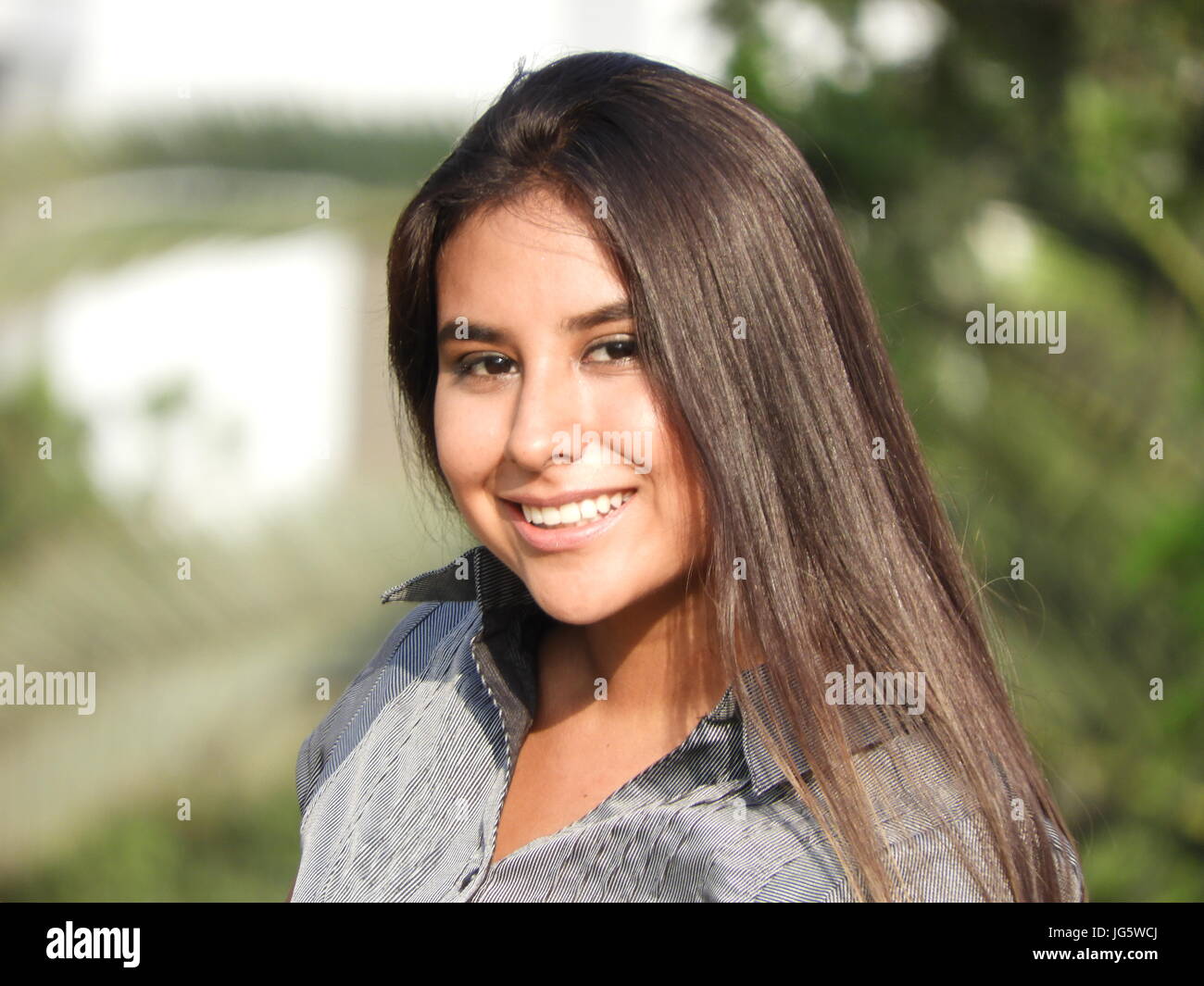 Hispanic Girl Pretty Stock Photo - Alamy