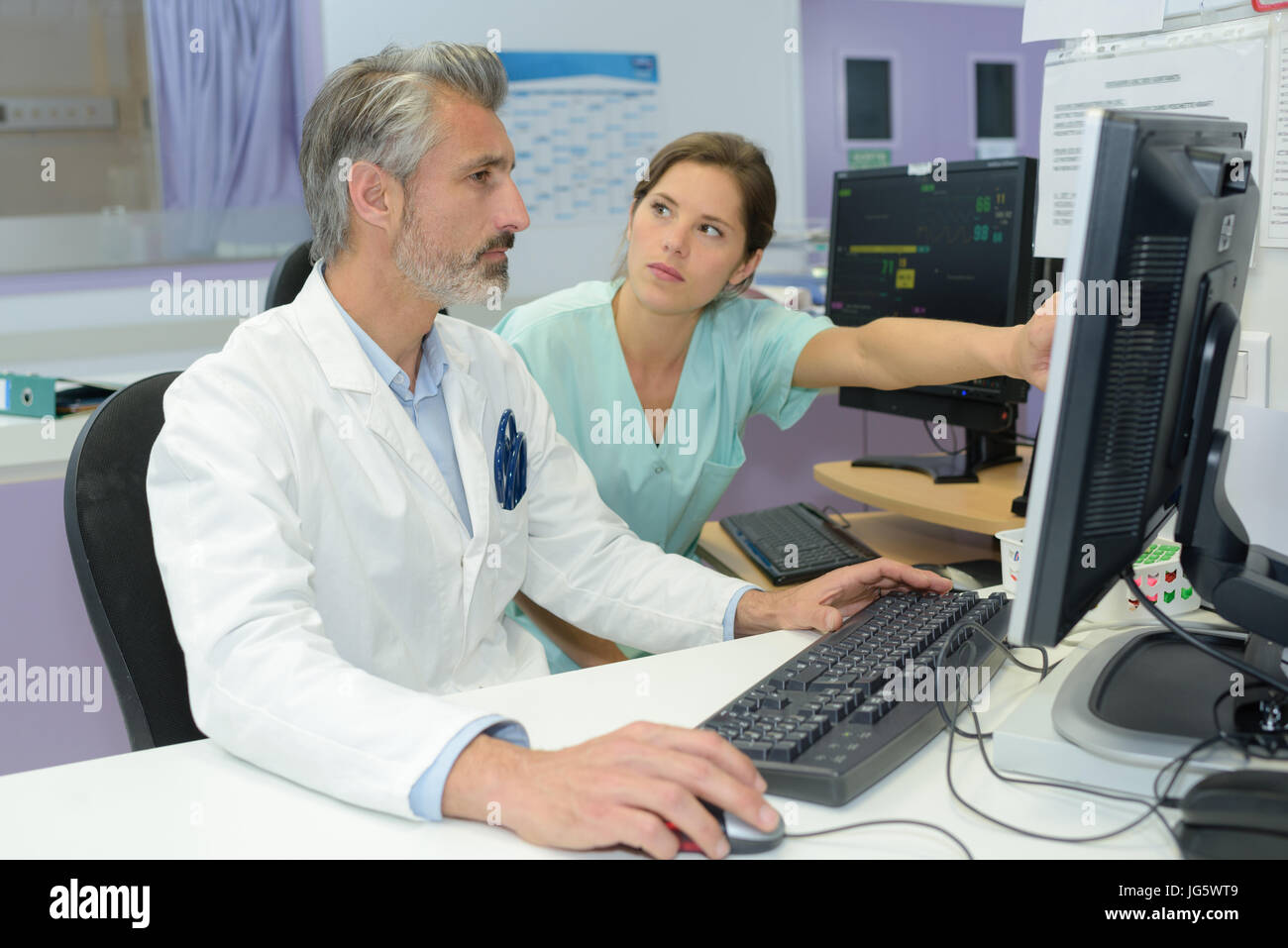computed tomography or mri scanner test analysis Stock Photo - Alamy