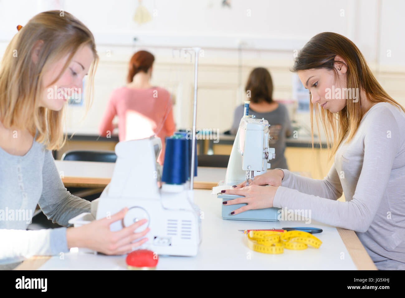 group of women in a sewing workshop Stock Photo - Alamy