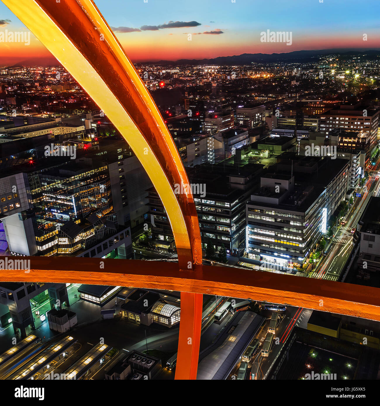 View From Kyoto Tower in Kyoto, Japan Stock Photo - Alamy