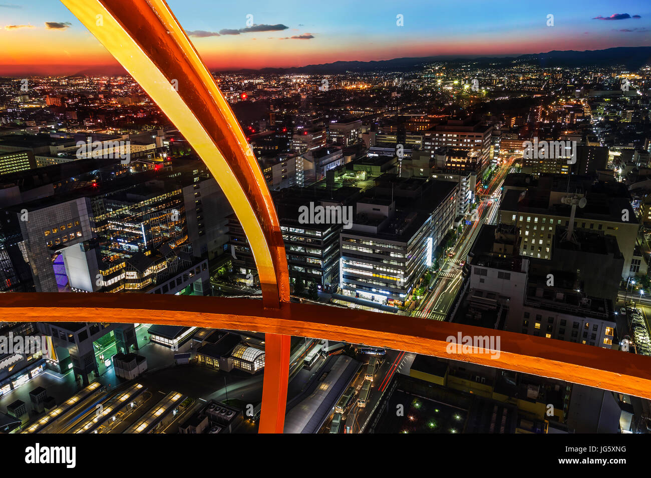 View From Kyoto Tower in Kyoto, Japan Stock Photo - Alamy